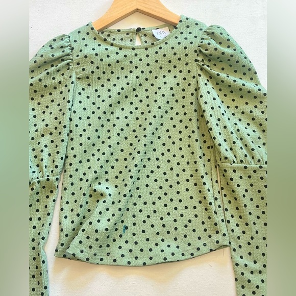Zara | Shirts & Tops | Zara Kids Girls Polkadots Top | Poshmark